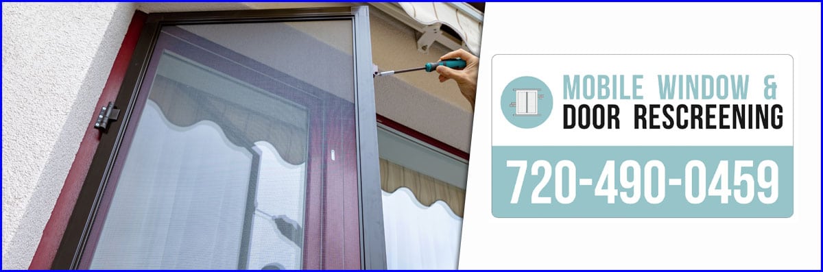 Mobile Window and Door Rescreening Does Window Screen Repair in ...